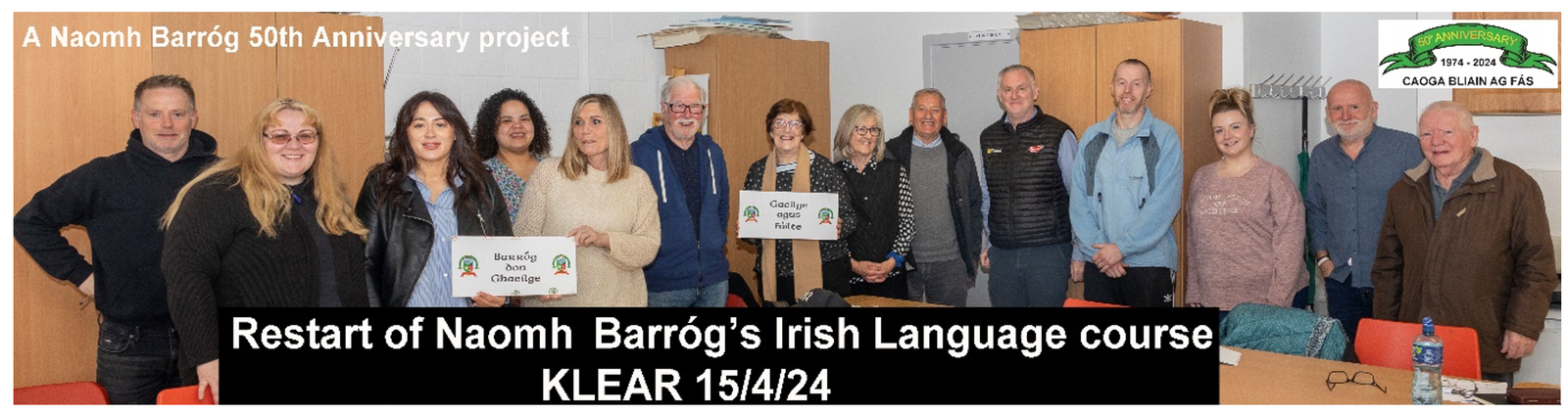 Celebrating 50 Years Golden Jubilee – Naomh Barrog CLG